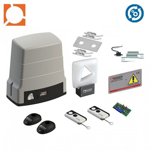 KIT BH30/810/R - ROGER Brushless pohony posuvných brán do 800 - 1000kg | Epohony.sk